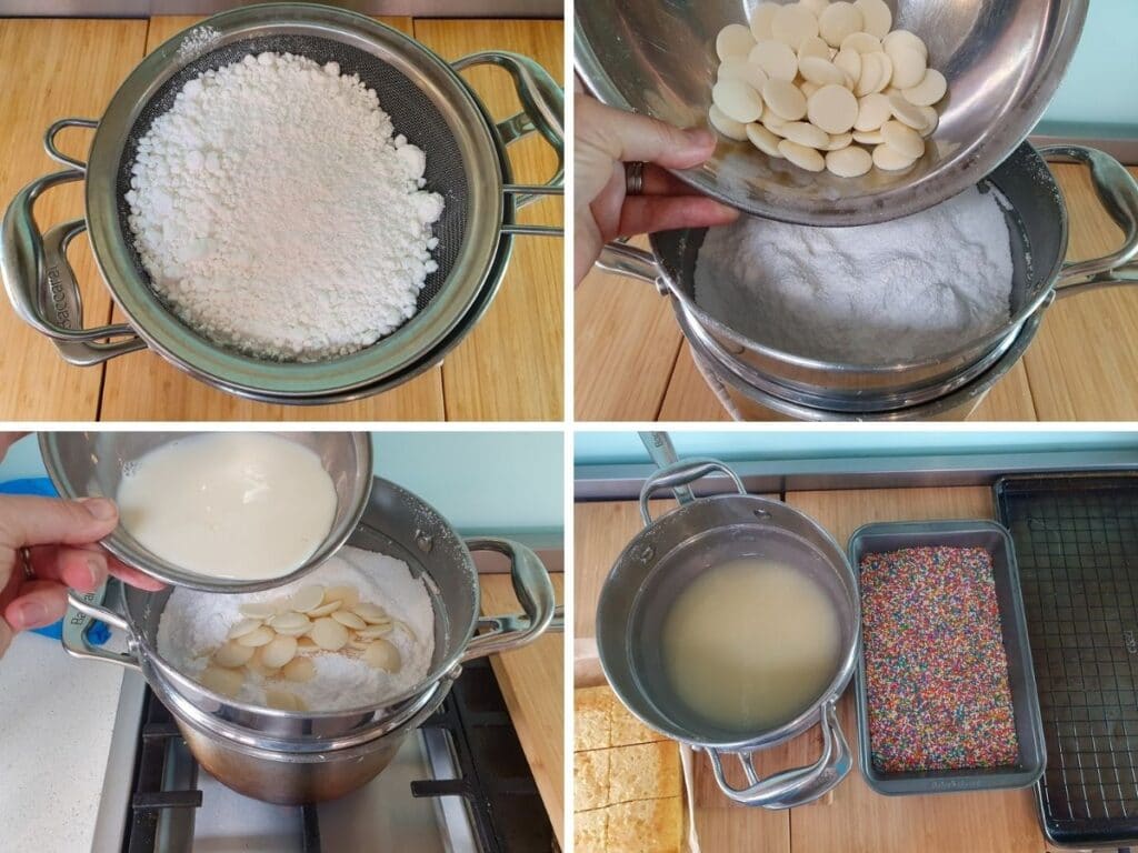 Fairy Bread Lamingtons - The Aussie home cook