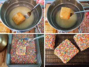 Fairy Bread Lamingtons - The Aussie home cook
